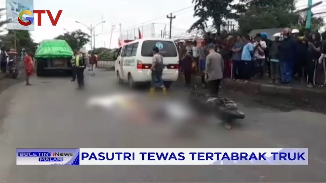 Pasutri Tewas Tertabrak Truk di Jalan Pantura Wanasari - BIM 19/02