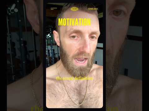 The Real Definition of Motivation! #health #fitness #gymmotivation #success