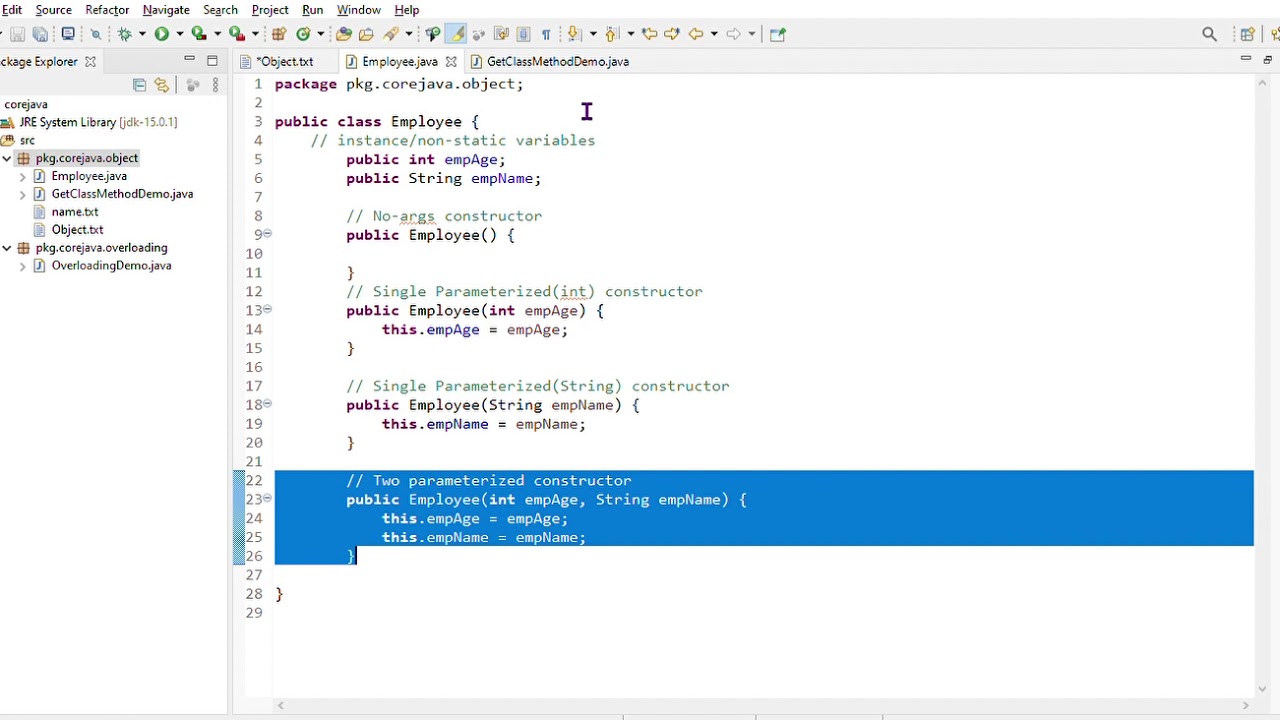 Java Object class - methods - 1. getClass()