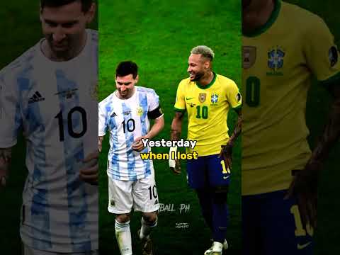 WHAT NEYMAR SAID AFTER ARGENTINA BEAT BRAZIL IN 2021 COPA AMERICA FINAL 🔥🤯 #shorts