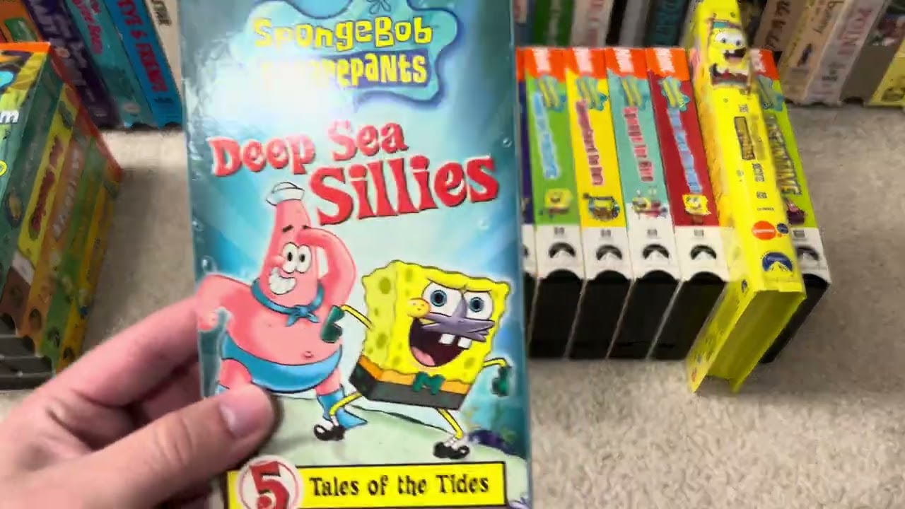 My SpongeBob SquarePants VHS Collection 