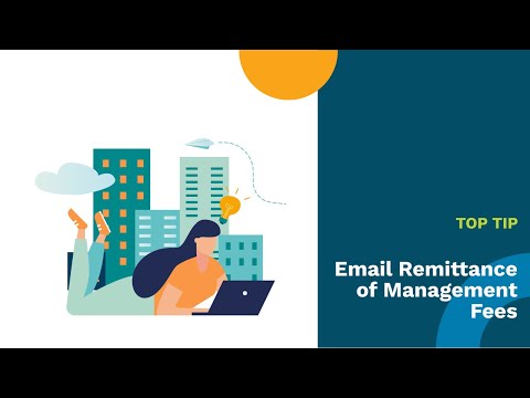 Strata Master Top Tip - Email Remittance of Management Fees