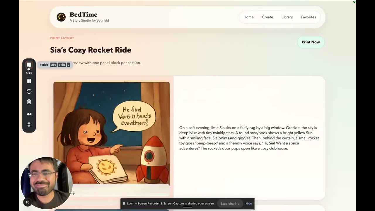 BedTime - Codex Hackathon submission