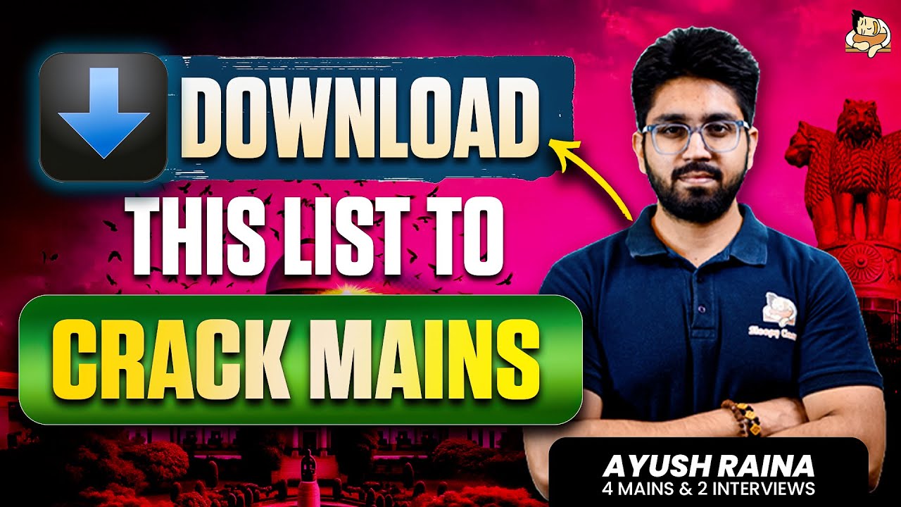 UPSC Mains 2026 Syllabus Explained | GS Paper 1 - 4 Complete Strategy & Important topics full list