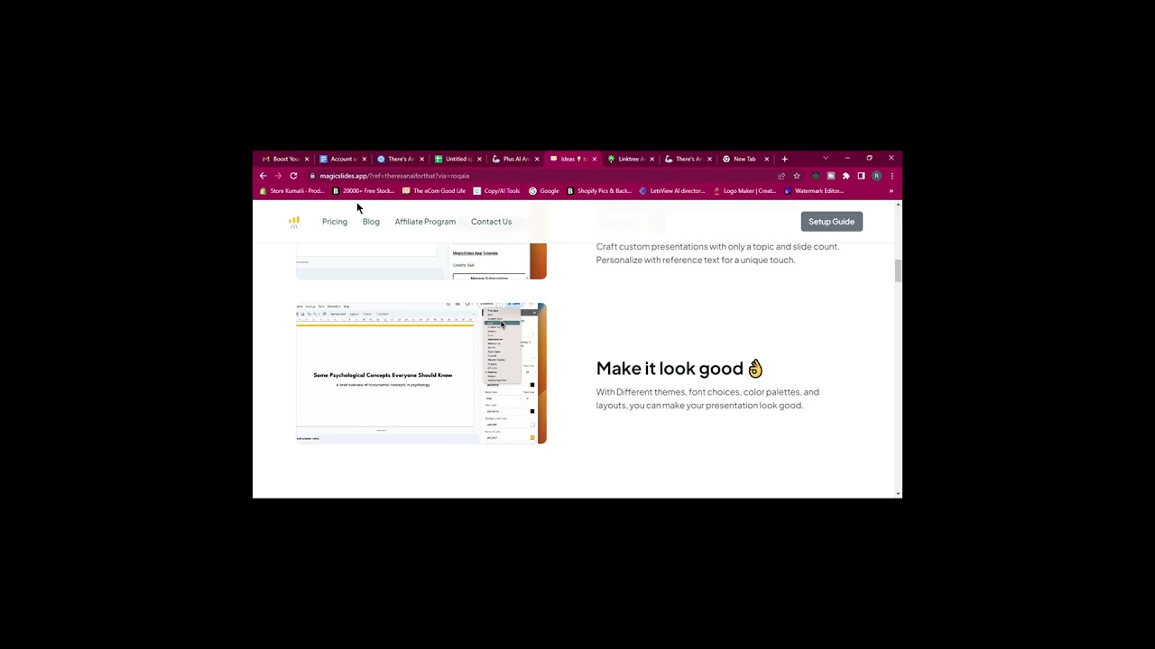 Magic Slides ! your go to presentation software! 📊📈!