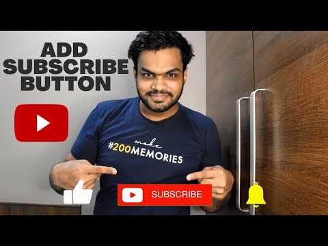 How to add Like, Share and Subscribe Animated Button in YouTube Videos