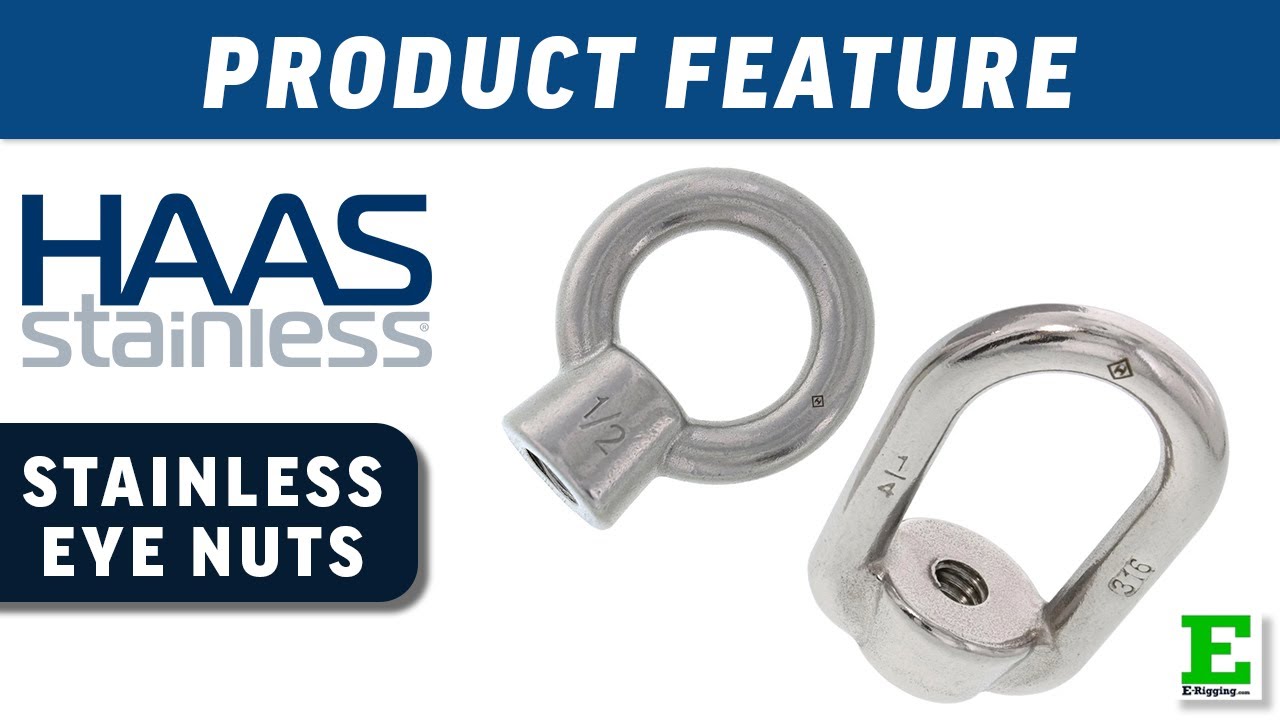 HAAS Stainless Eye Nut | E-Rigging Products