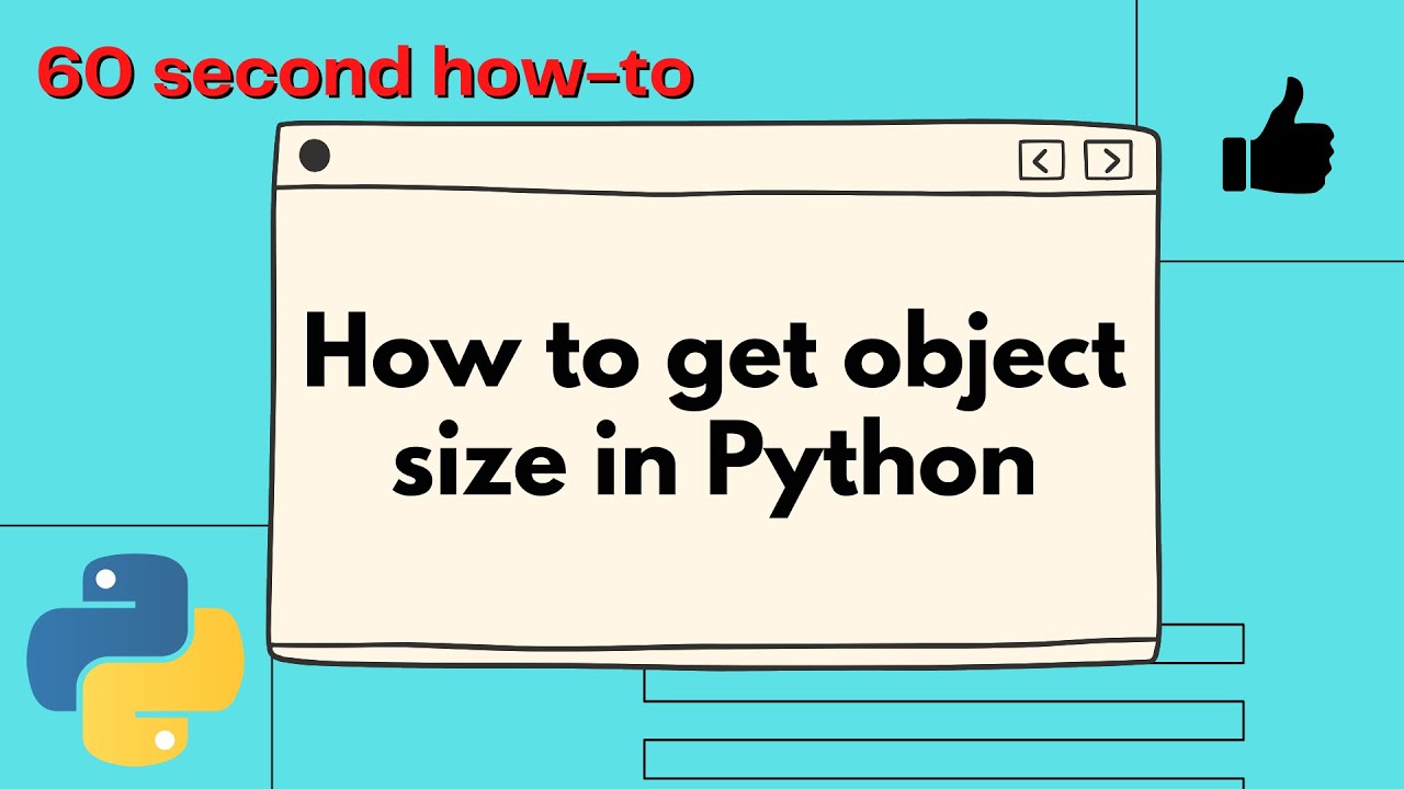How to get object size in Python