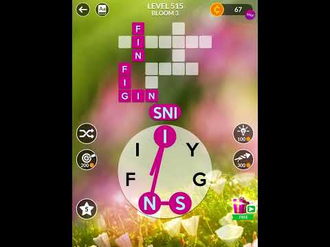 Wordscapes Level 515 Bloom 3