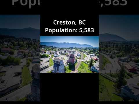 Random Canadian towns: Creston, BC #shorts #shortsfeed #canada