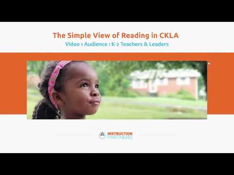 The Simple View of Reading