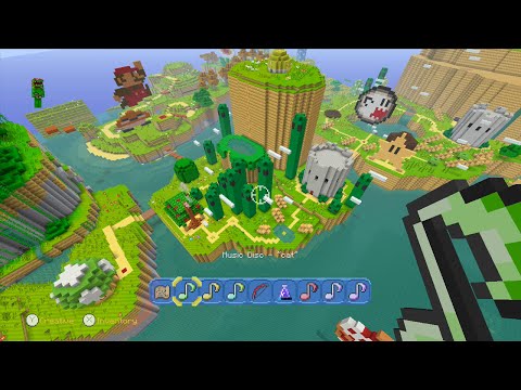 Minecraft Super Mario Mash-Up Pack: 12 Disc Locations