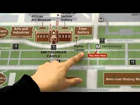 National Mall DC - Sojin explaining on the map