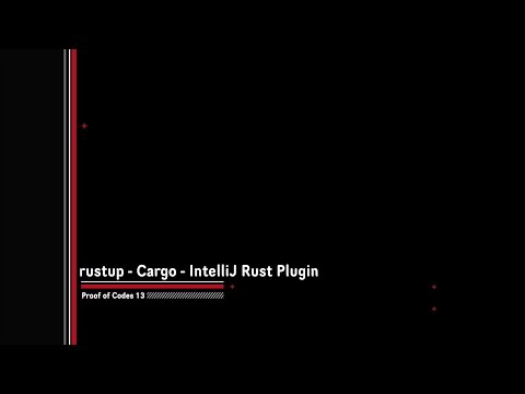 POC13 rustup - Cargo - IntelliJ Rust Plugin