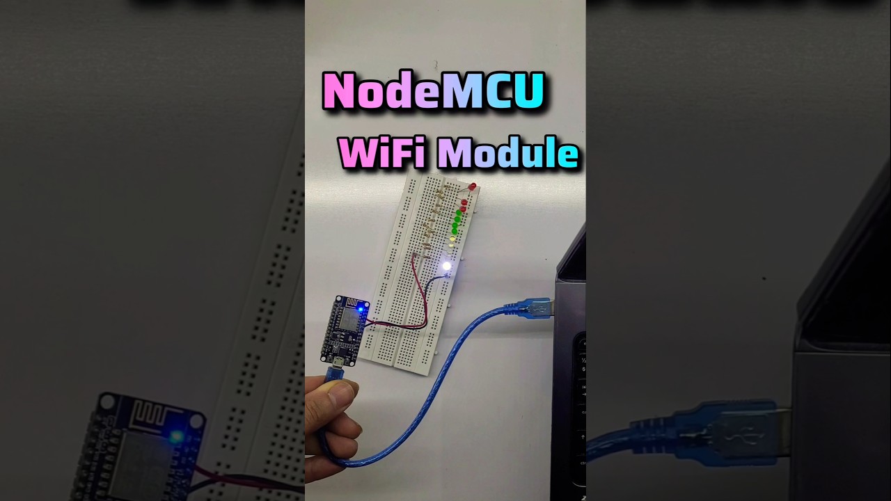 nodeMCU esp8266 12e Wifi module #arduinoproject #iot