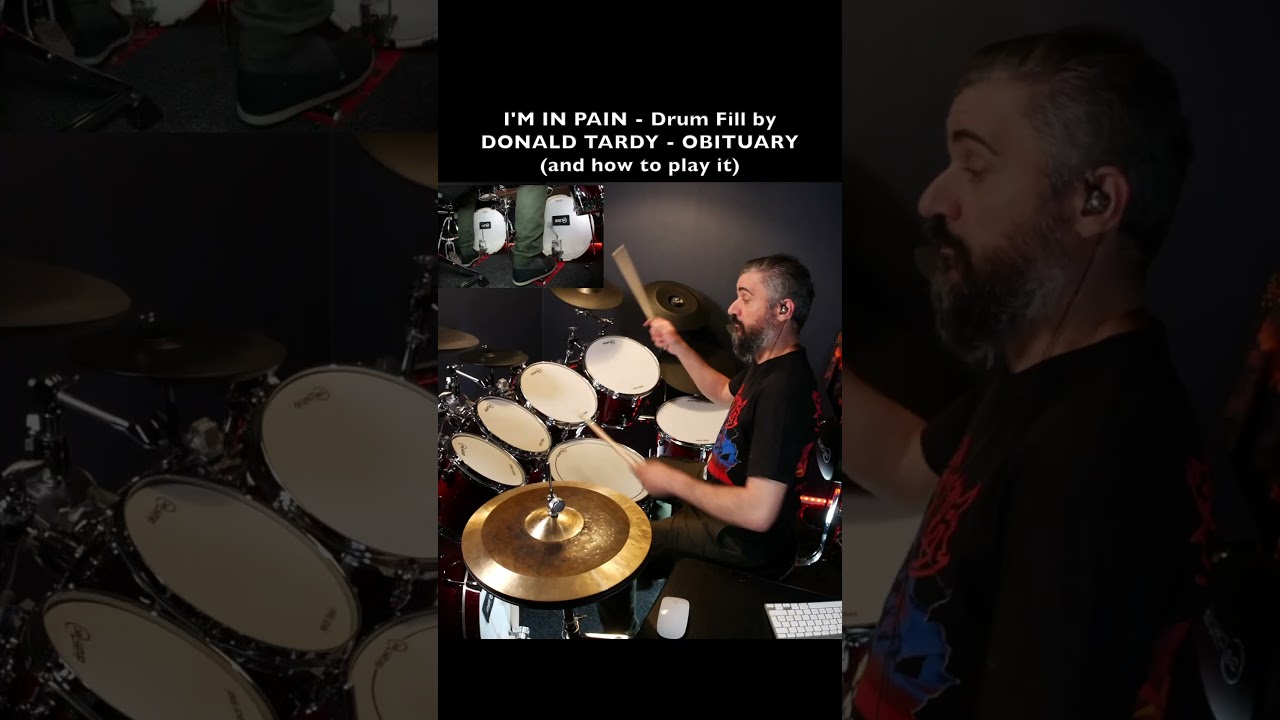 OBITUARY - DRUM FILL - HOW TO PLAY - DONALD TARDY - I’M IN PAIN
