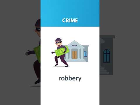Crime Vocabulary | Learn English Vocabulary #crimewords #crimevocabulary