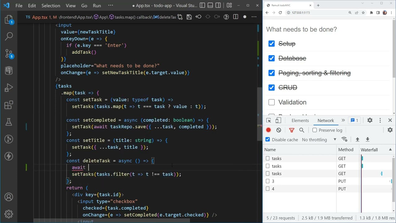 Create Express/Node + Postgres Backend for React App with CRUD, validation, and RBAC | Remult Demo