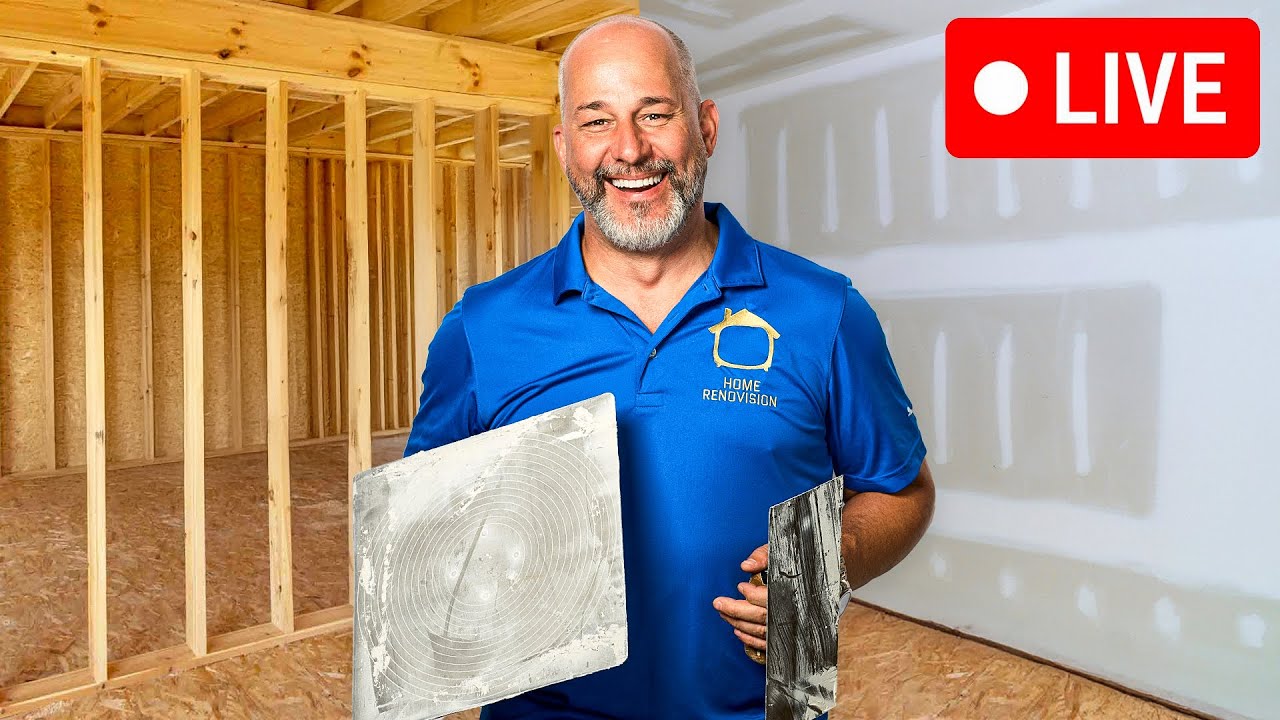 How to Drywall a Room Like a Pro | LIVE Training Session