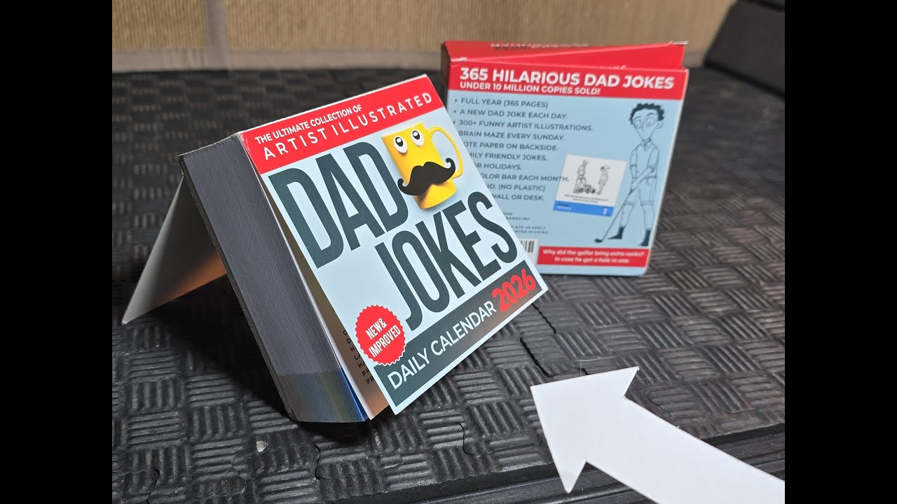 What Is Inside this Dad Joke Desk Calendar