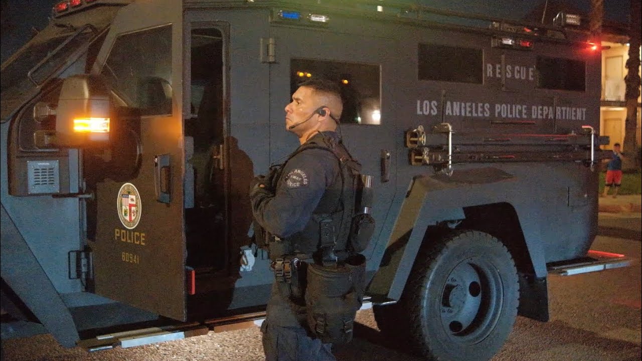 LAPD SWAT: Teargas Deployment (Caught on Camera)