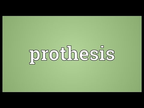 Prothesis Meaning