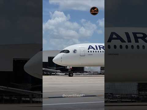 Beautiful Airbus A350-900 , Air France (F-HUVE) , AGE : 1 Year , Closeup