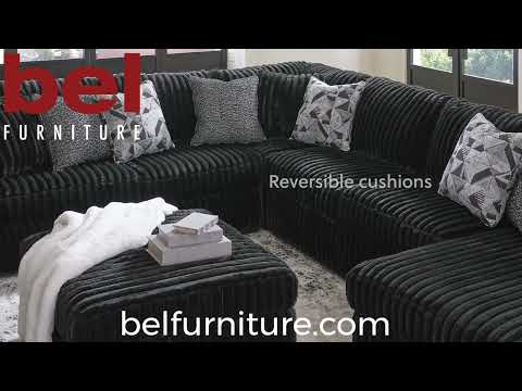 BEL Furniture - Midnight Madness Sectional by Ashley