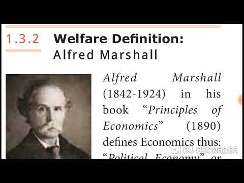 Eco 11/1st lesson/4 Marshall's welfare definition