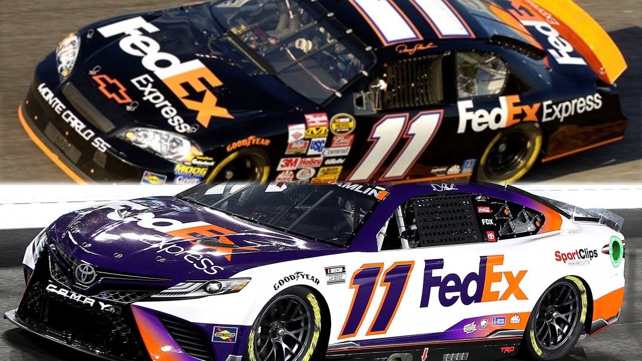 NASCAR FedEx Paint Scheme Evolution