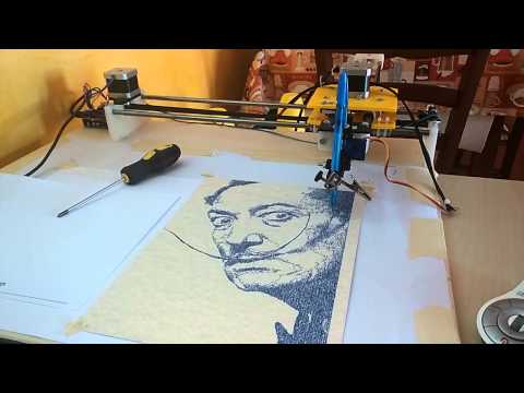 Cartesio - Plotter drawing robot by alegiaco - Thingiverse