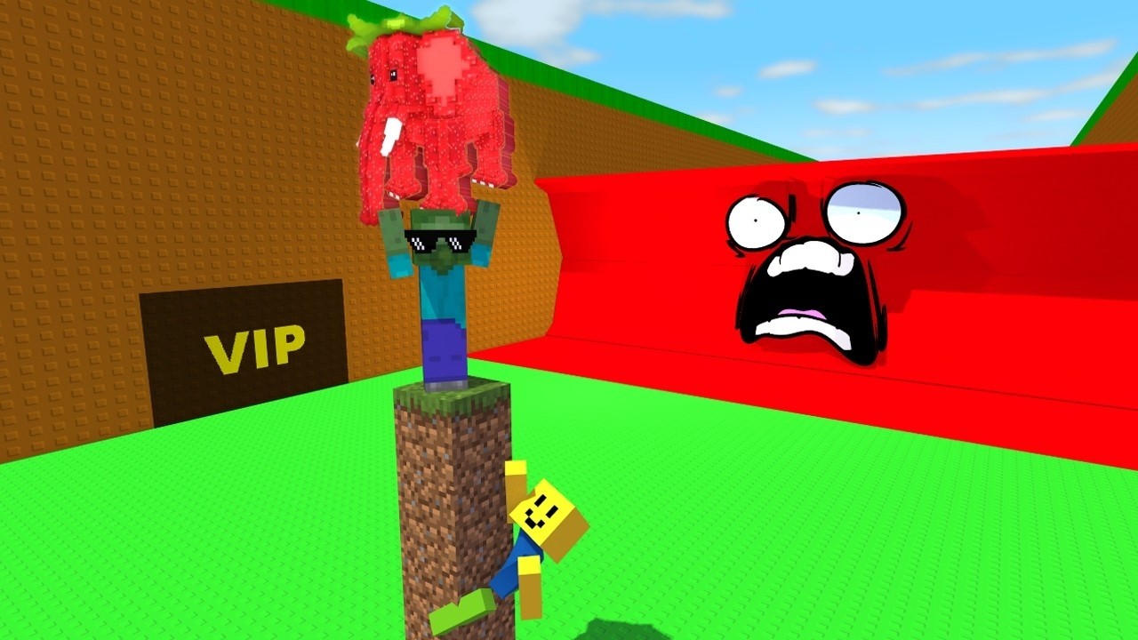 Funny 99 Nights in the Forest and Escape Tsunami Steal a Brainrot - Minecraft Animation