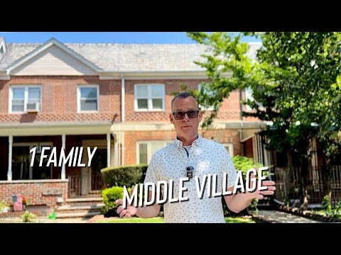 Opportunity in Middle Village! 1 family home in a fabulous location.