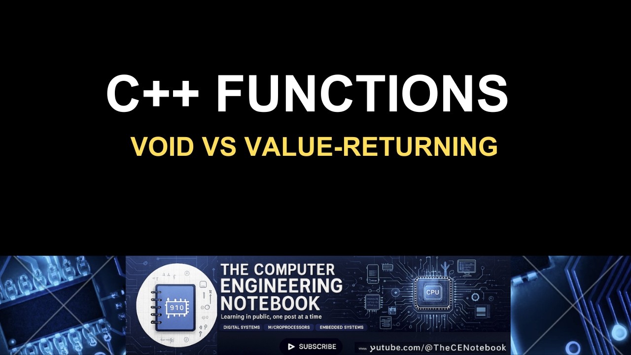 C++ Functions Tutorial for Beginners: Void vs Value-Returning Functions with Examples