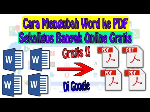 Cara Mengubah Word ke PDF Sekaligus Banyak Online Gratis