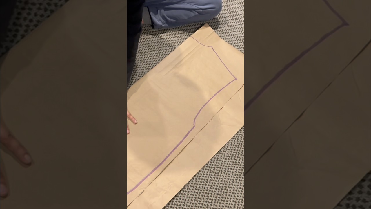 Pattern make hoodie for beginners #learntosew #patternmaking #sewingtutorial