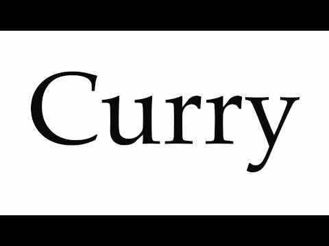 How to Pronounce Curry