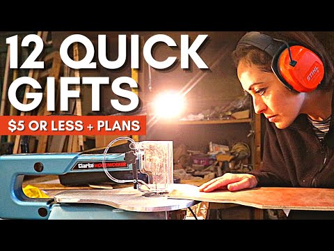 12 LAST MINUTE Woodworking gift ideas you can make or sell with scrap wood