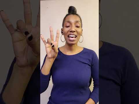 Numbers 1-10 in Sign Language