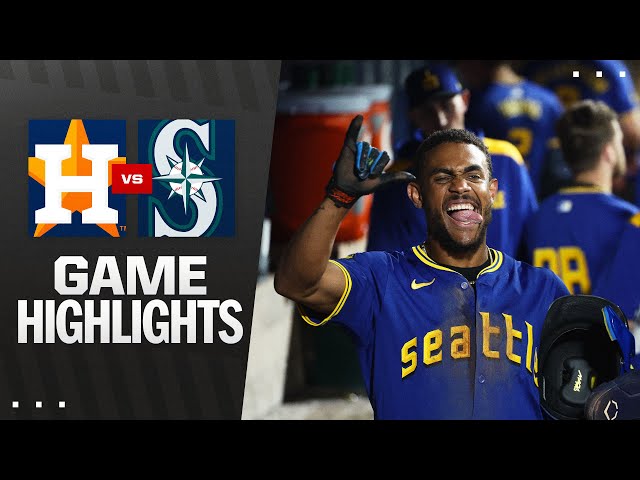 Mariners mete presión y acecha a Astros tras vencerlos 6-1