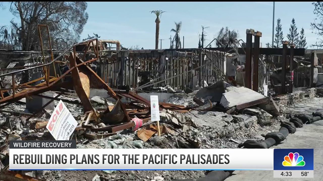 Rebuilding plans for Pacific Palisades following fire