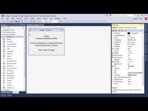 How To Create A Snake Game In C# - Part 1