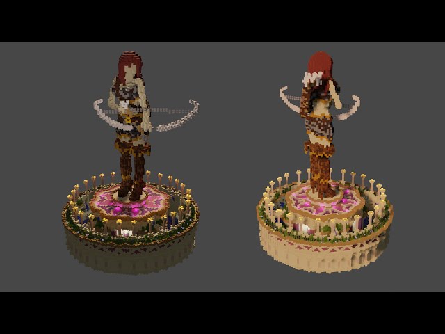 Archer Statue of Kylia Wynstone Minecraft Map