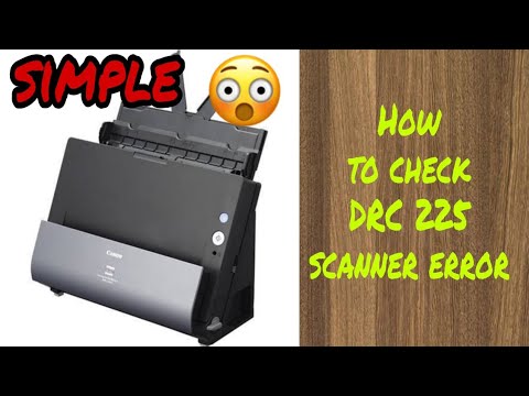 How to check DR-C225 sencer error (tool password-market)