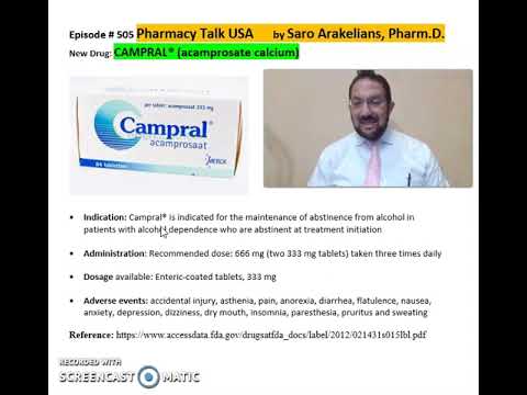 CAMPRAL® (acamprosate calcium)- abstinence from alcohol