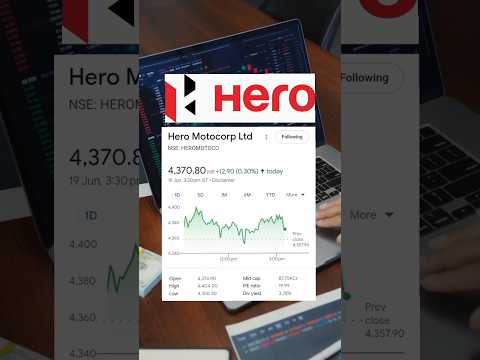 Hero Motocorp Ltd 19 June 2025 Share Price#shorts
