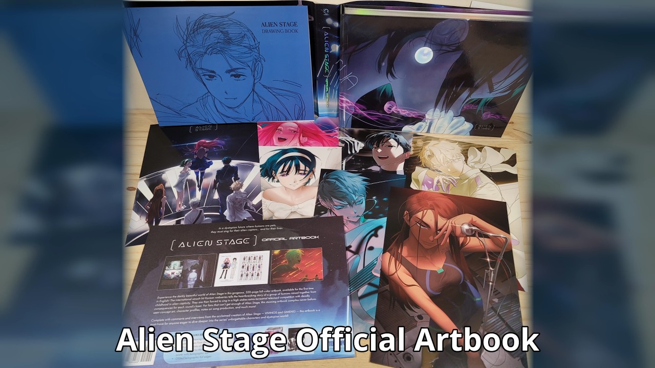 Unboxing Alien Stage Official Artbook