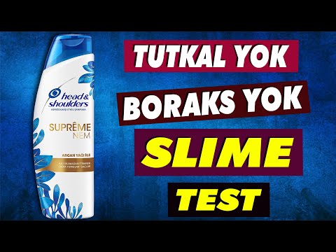 HEAD SHOULDERS ŞAMPUAN İLE SLIME YAPIMI - SLIME TEST - TUTKALSIZ - BORAKSSIZ - OYUNCAK HEDİYE TV
