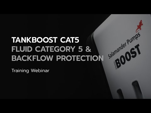 TankBoost CAT5 Webinar: Fluid Category 5 & Backflow Protection