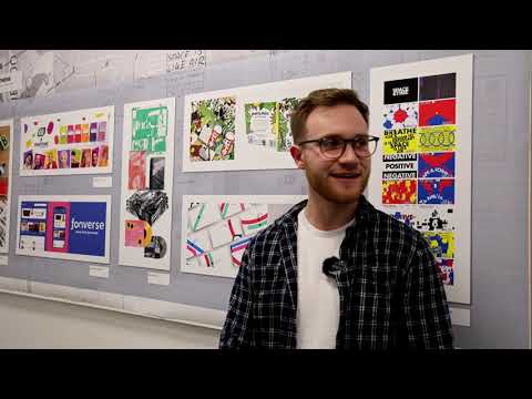 Bradley- Graphic design- School of Art degree Show 2023
